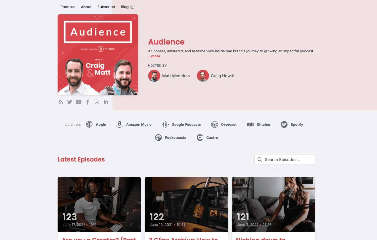 Introducing Customizable Podcast Website Themes | Castos