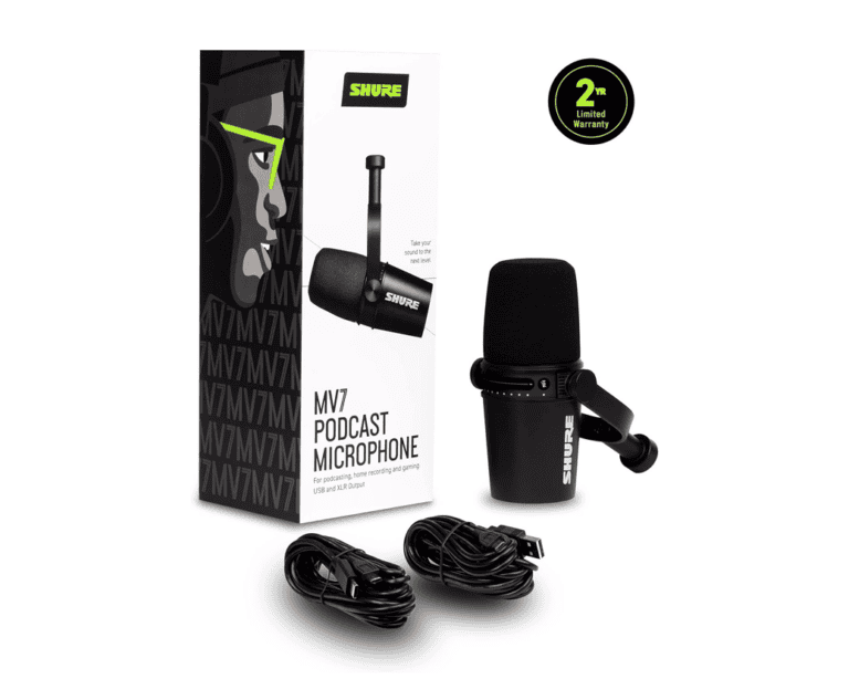 Shure MV7 Review: Components, Features, and Alternatives | Castos